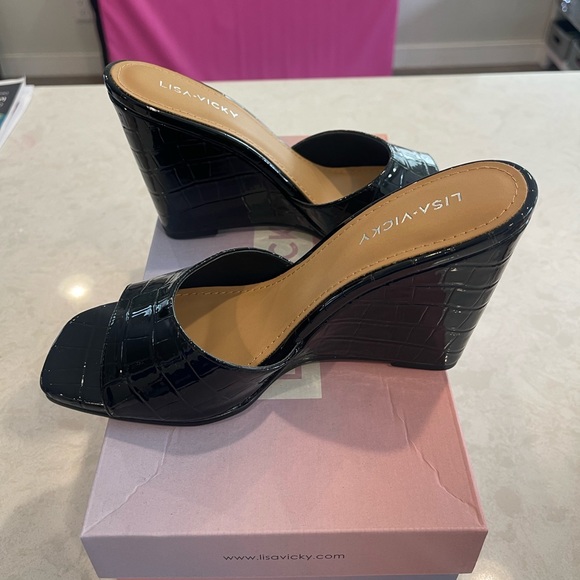 lisa vicky | Shoes | Brand New Wedge Sandals From Lisa Vicky | Poshmark
